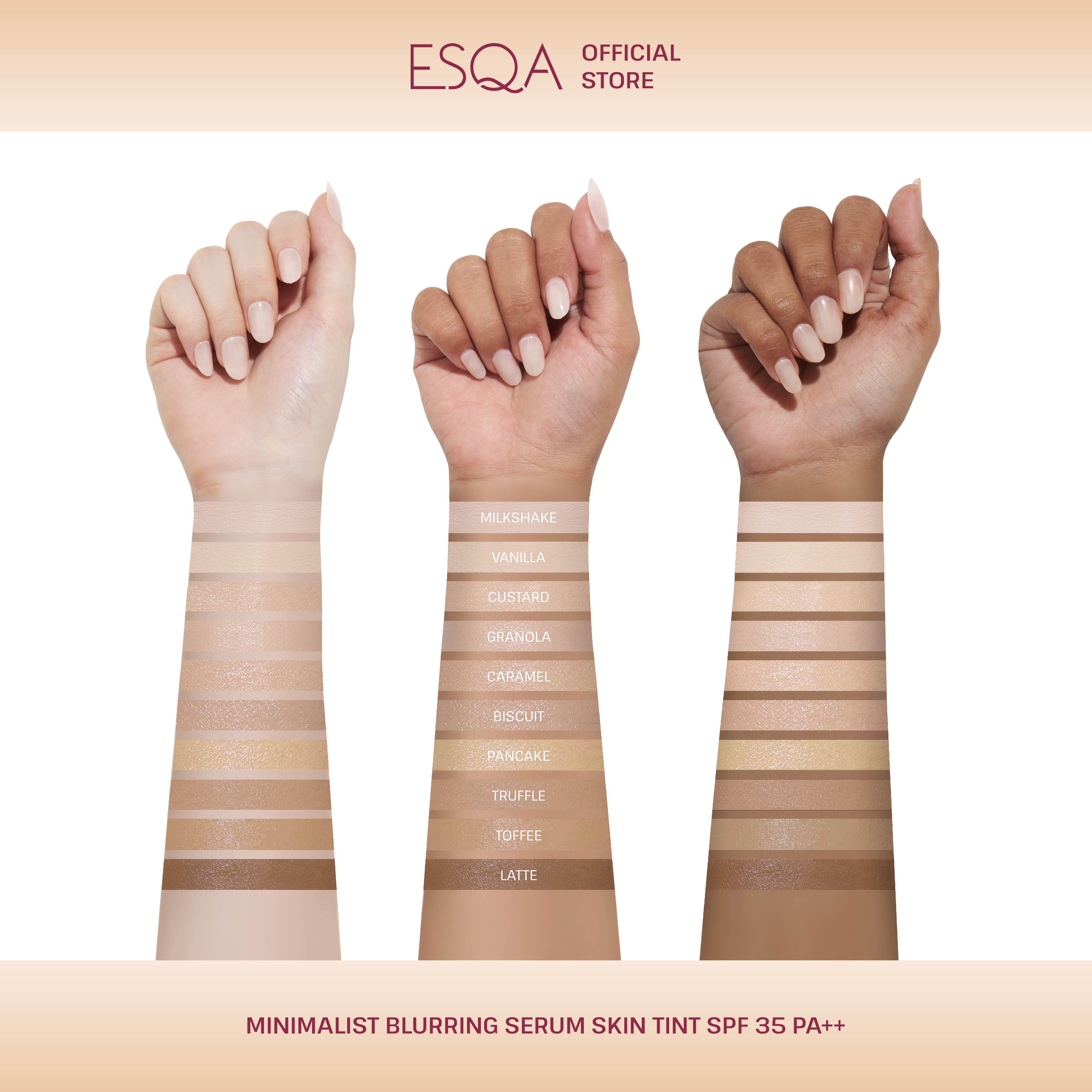 ESQA Minimalist Blurring Serum Skin Tint SPF 35 PA++ – ESQA Cosmetics