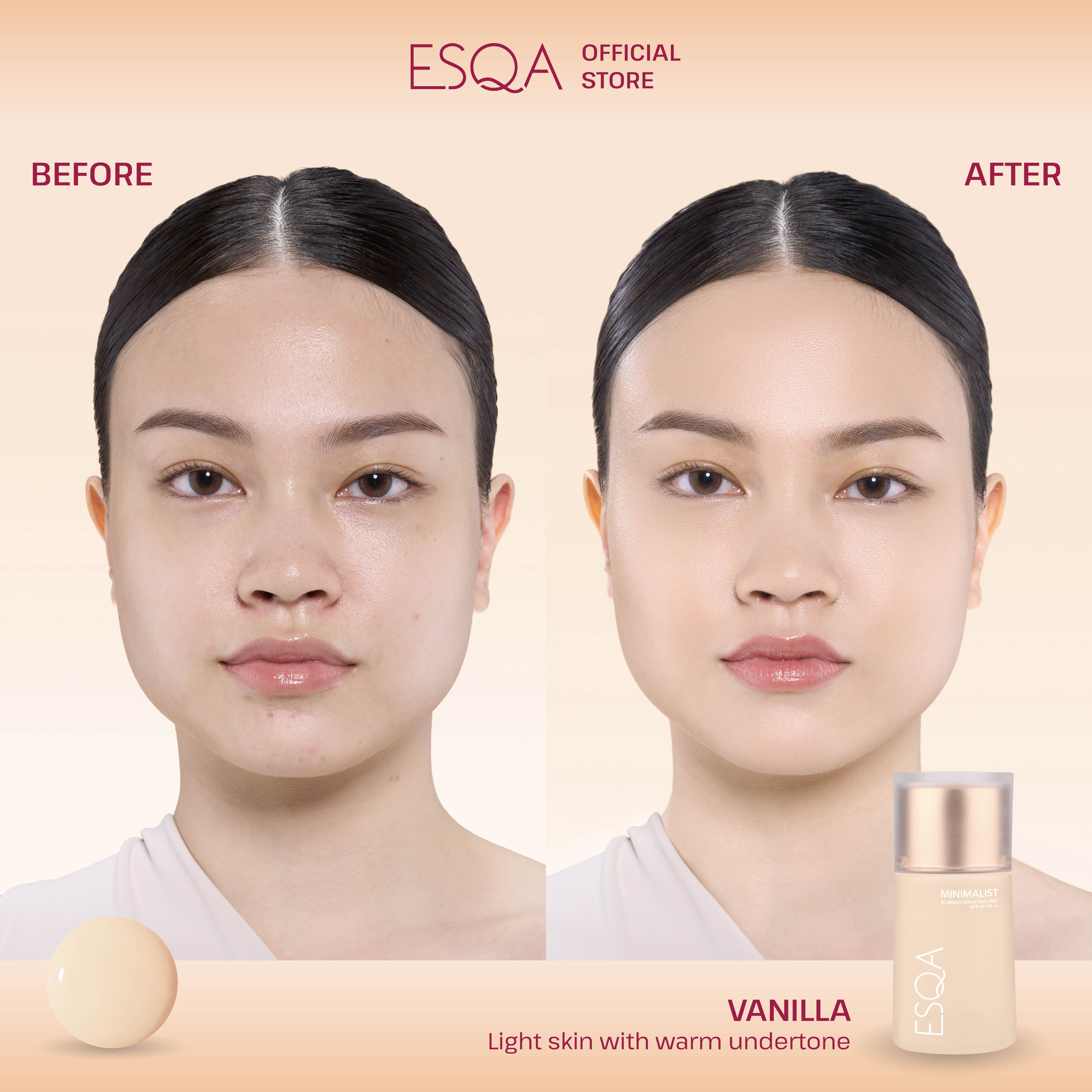 ESQA Minimalist Blurring Serum Skin Tint SPF 35 PA++ – ESQA Cosmetics
