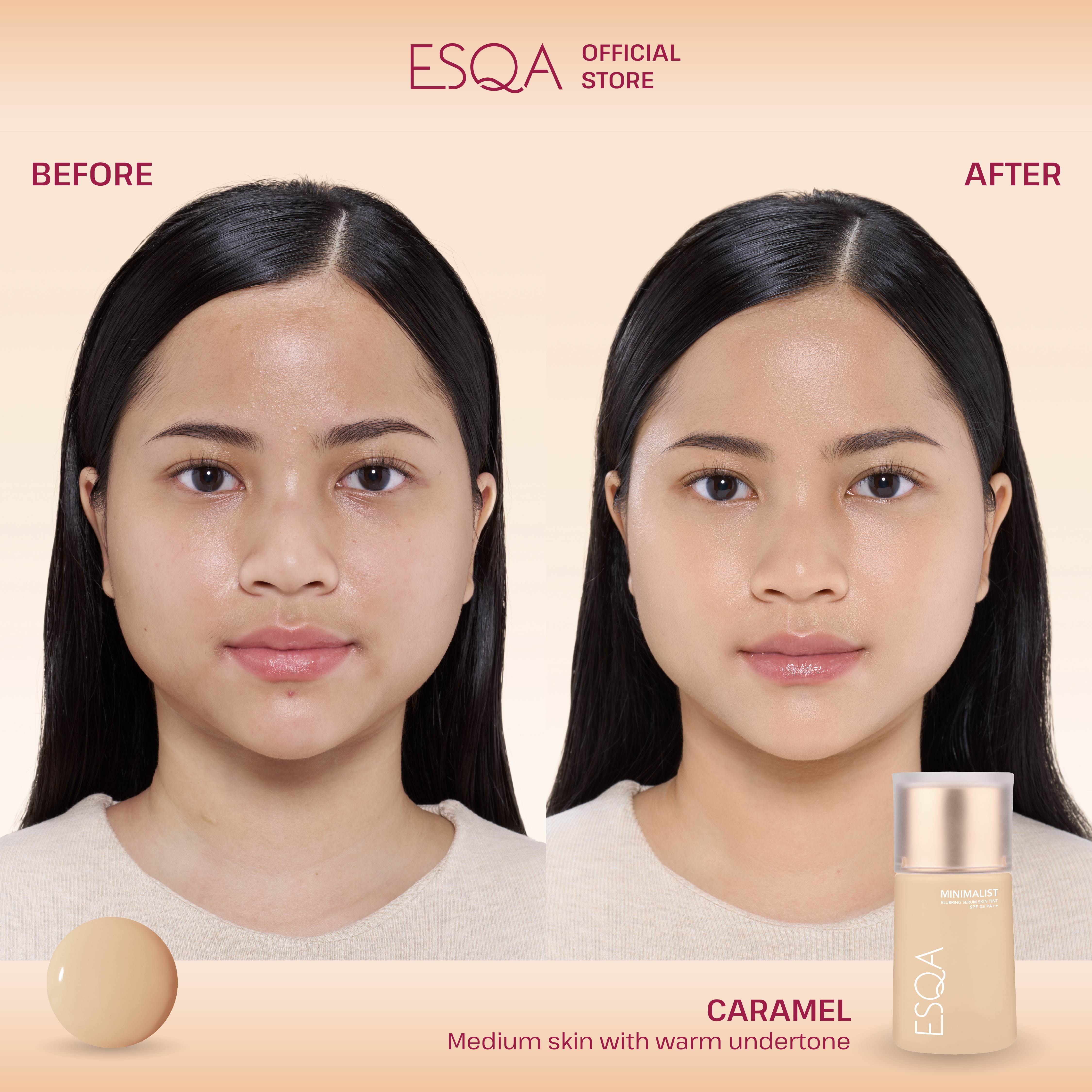 ESQA Minimalist Blurring Serum Skin Tint SPF 35 PA++ – ESQA Cosmetics