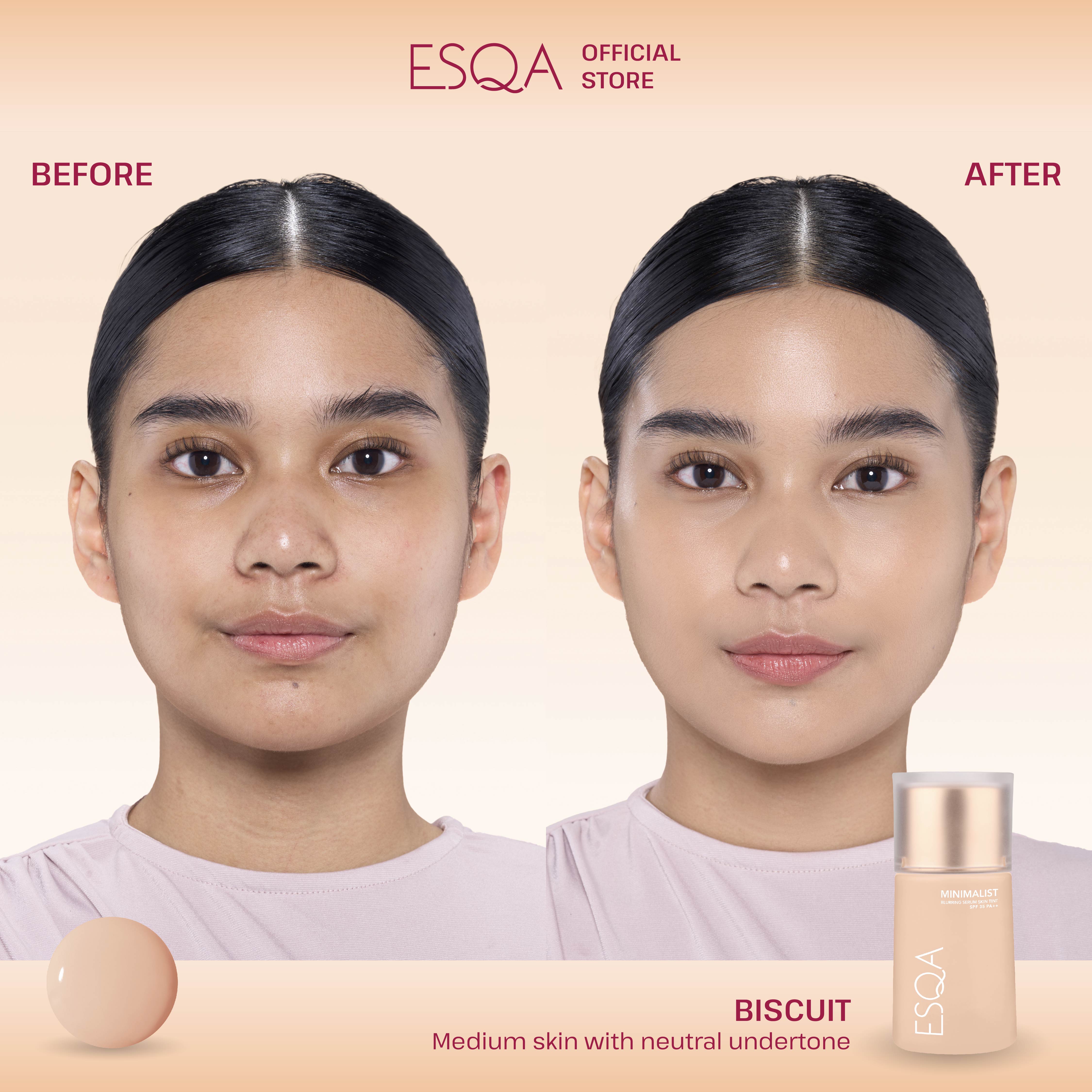ESQA Minimalist Blurring Serum Skin Tint SPF 35 PA++ – ESQA Cosmetics
